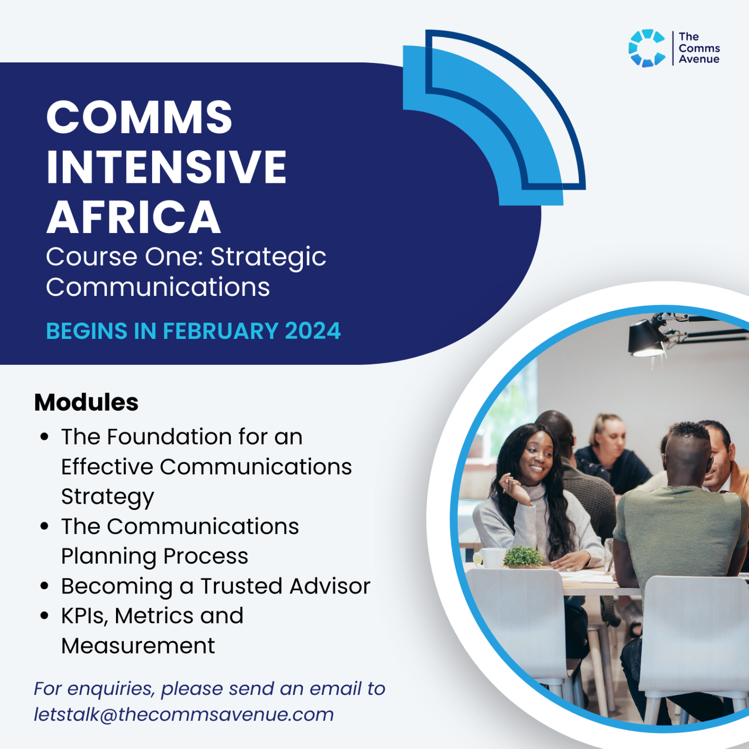 Comms Intensive Africa Course One – Strategic Communications – The Comms Avenue